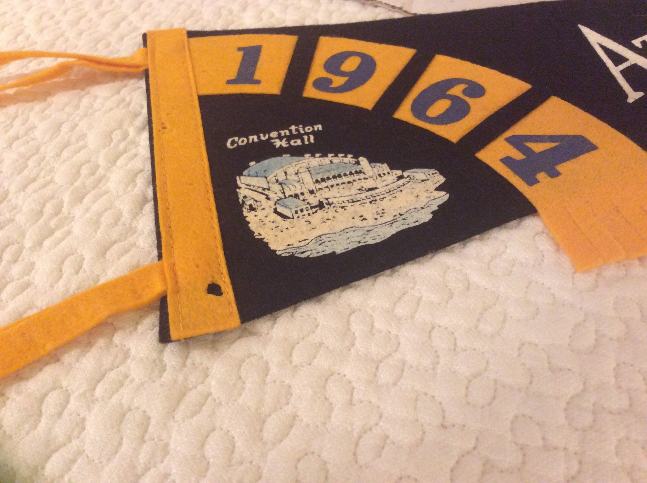 1964 Atlantic City Banner Featuring the Year, 1964, and the AC ...