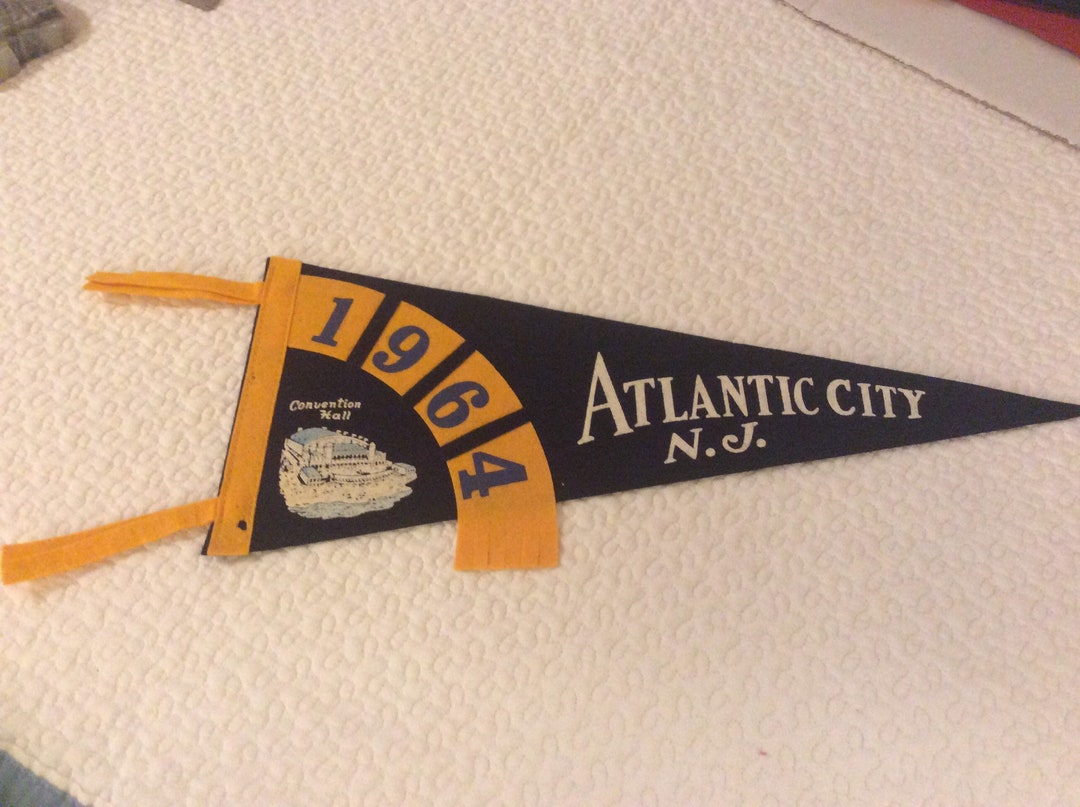 1964 Atlantic City Banner Featuring the Year, 1964, and the AC ...