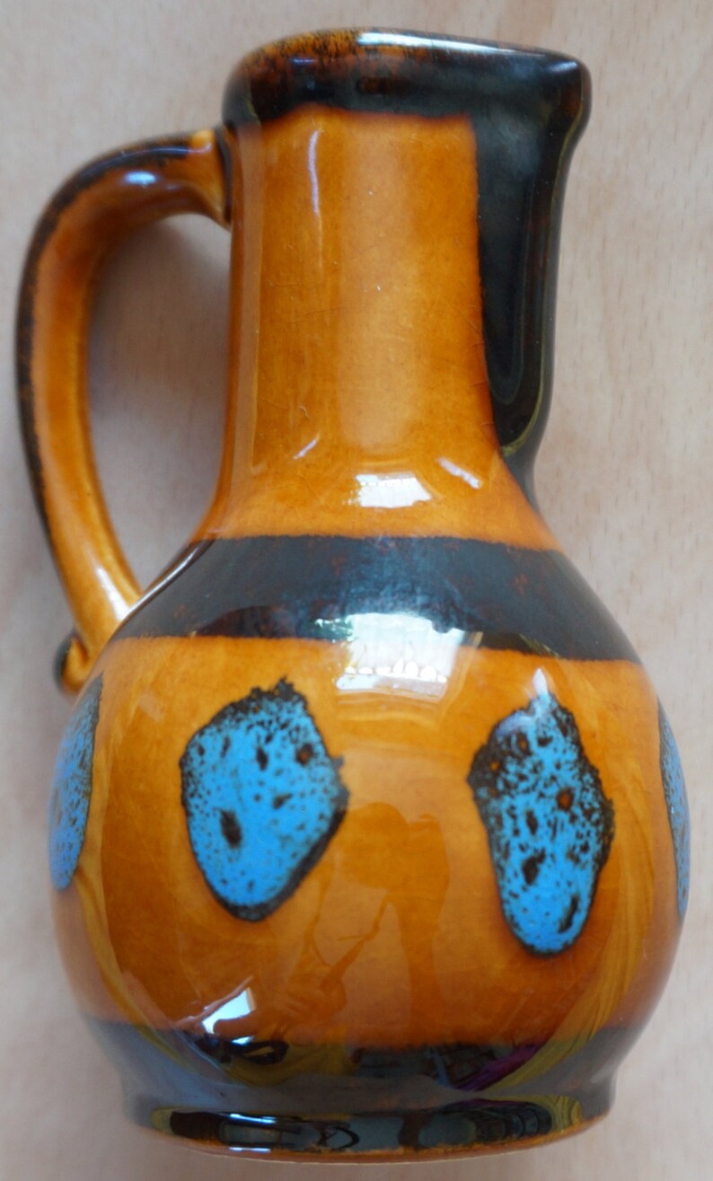 Lovely small pitcher vase Staffel Stoneware West Germany | Etsy