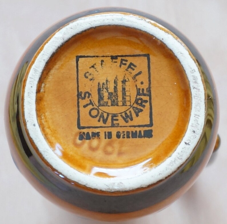 Lovely Small Pitcher Vase Staffel Stoneware West Germany | Etsy