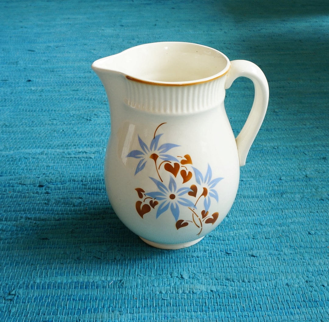 Antique German Pitcher / Vase / Jug, by ASRO Colditz Germany, Elephant ...