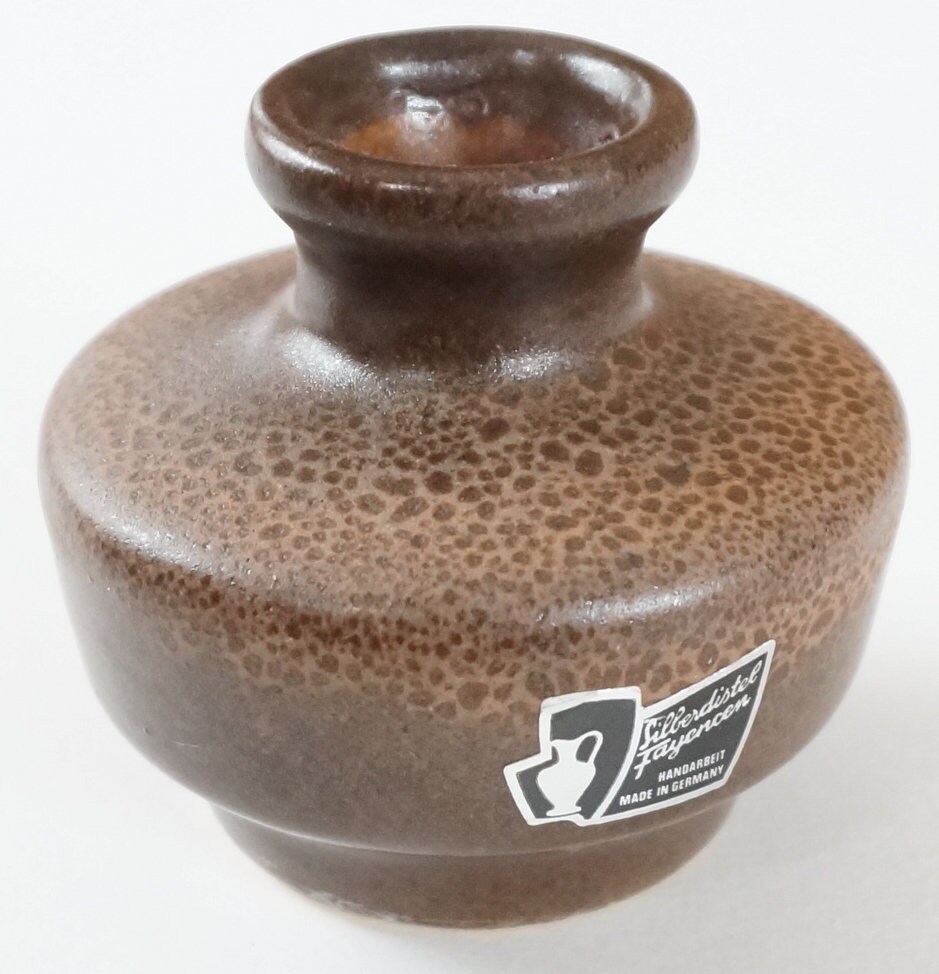 3 Vintage Small Pottery Vases. West Germany Silberdistel - Etsy