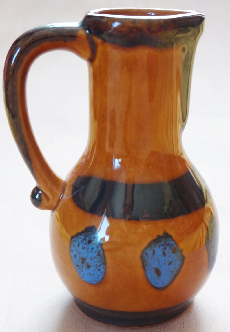 Lovely Small Pitcher Vase Staffel Stoneware West Germany | Etsy