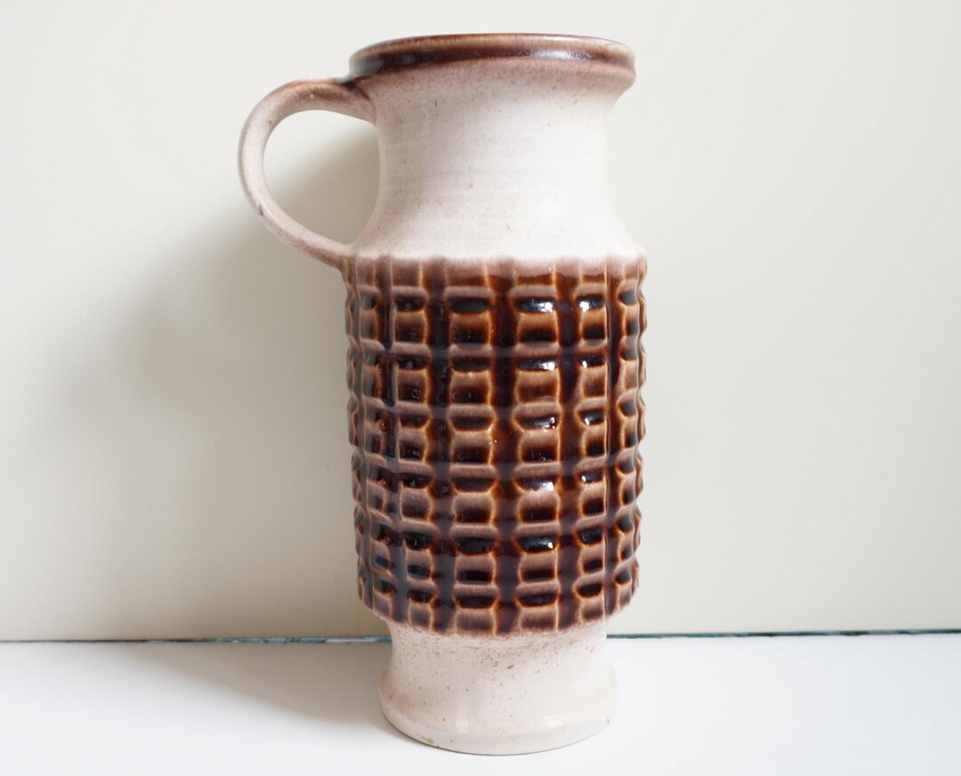 Minimalist Vase, Jasba Germany N 10013 -25. Label: Fired Over 1000 C ...