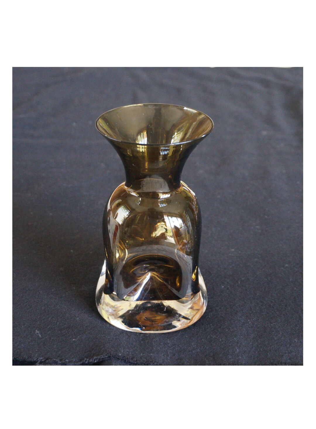 Glass Vase Smokey Colour. Ingrid Glas, Lord Nelson West Germany. in ...