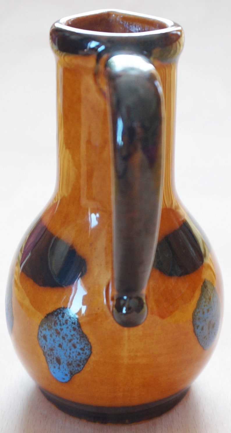 Lovely small pitcher vase Staffel Stoneware West Germany | Etsy