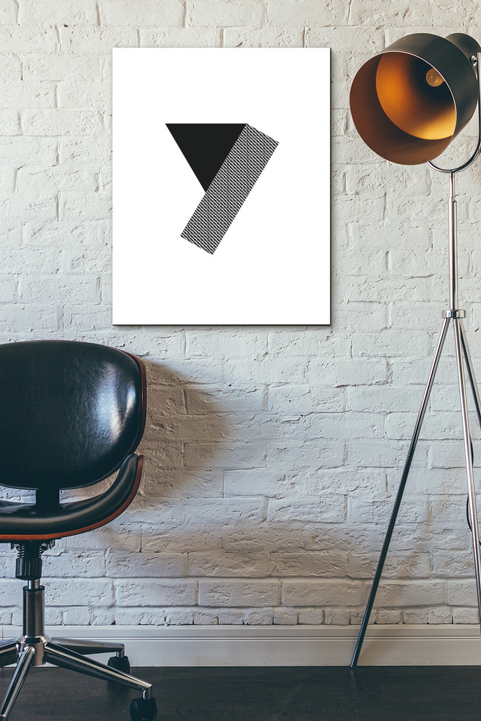 LETTER Y - Abstract Alphabet : Wall Decor Typography Print Scandinavian ...