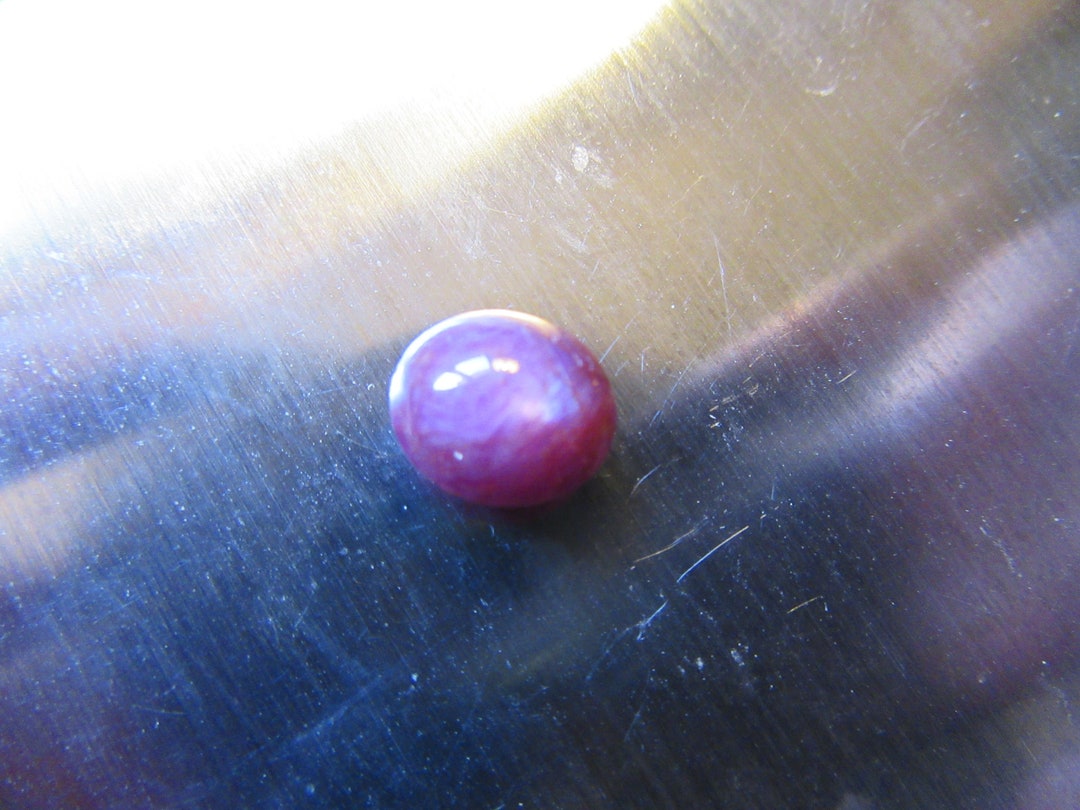 Blood Red Star Sapphire 9 X 8mm. - Etsy