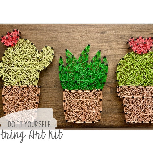 Cactus String Art - Etsy