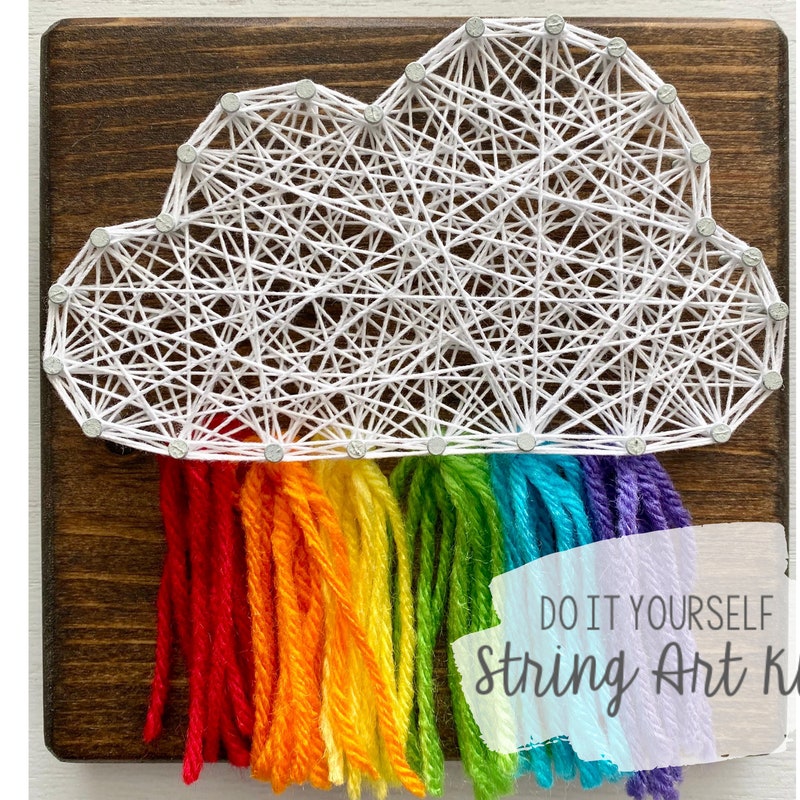 String Art Rainbow - Etsy