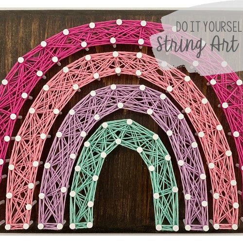Daisy String Art Kit Adult DIY Kit Includes All Crafting - Etsy