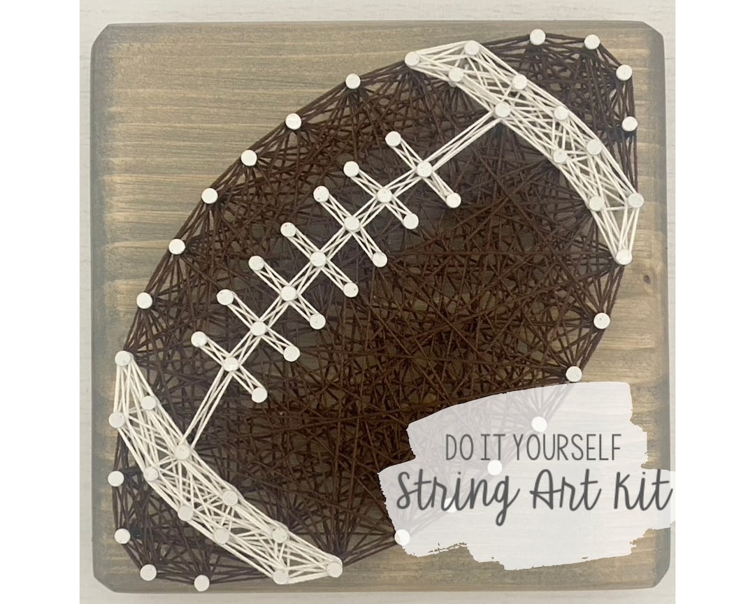 DIY Football String Art Kit - Etsy