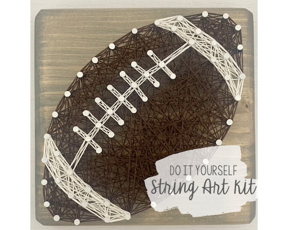 DIY Football String Art Kit | Etsy