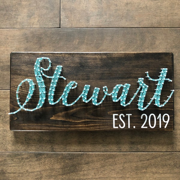 Name String Art - Etsy