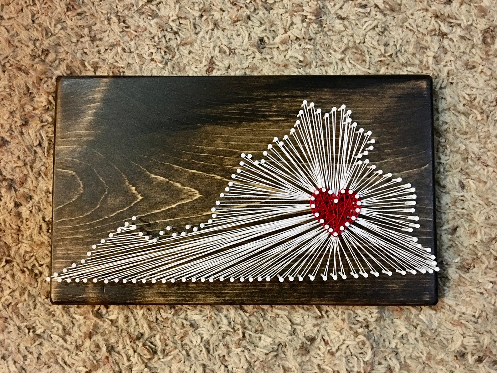 Any State Any City String Art State String Art State With - Etsy