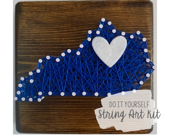 DIY 5x5 Girl Scout Trefoil String Art Kit | Etsy