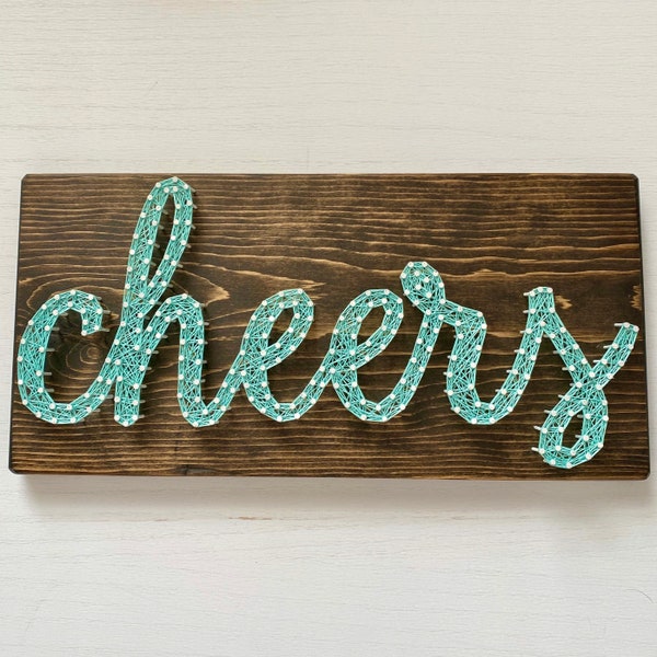 Cheers Sign - Etsy