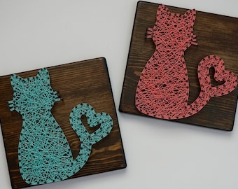 Cat String Art - Etsy