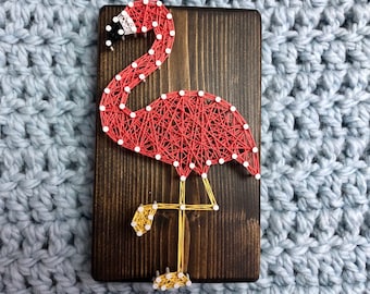 Flamingo String Art - Etsy