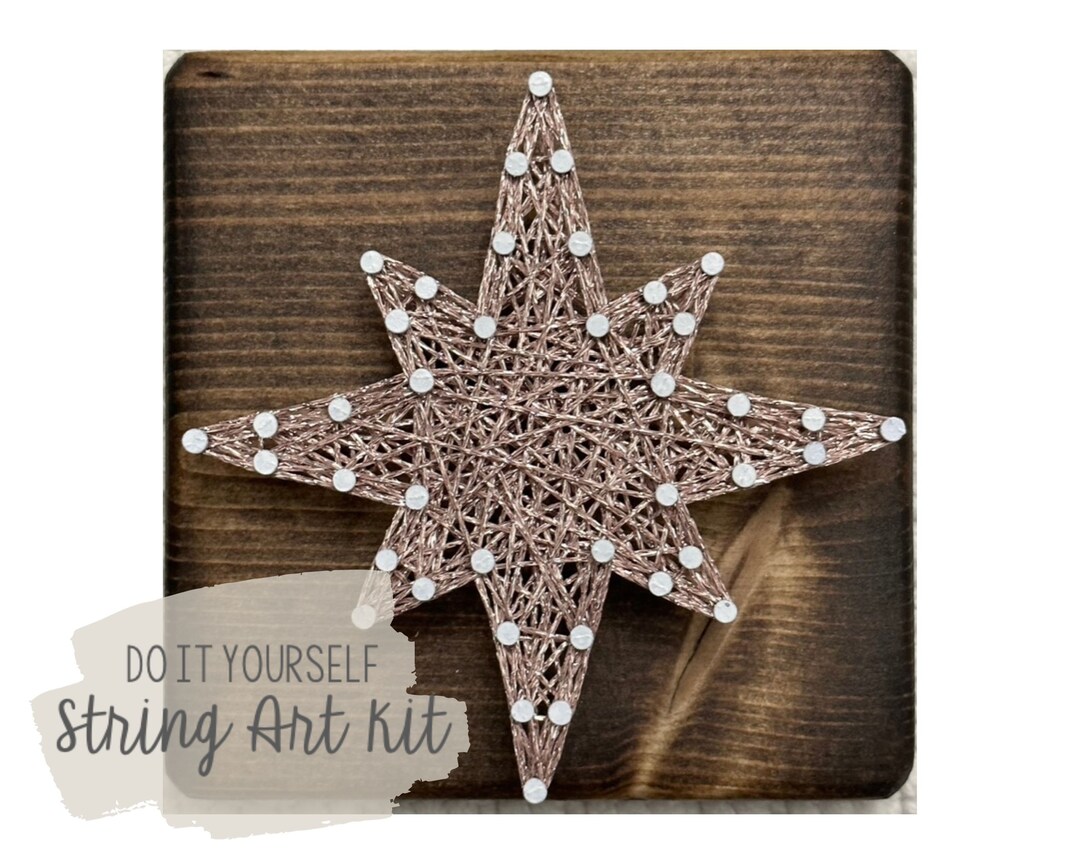 DIY 4x4" Star String Art Kit - Etsy
