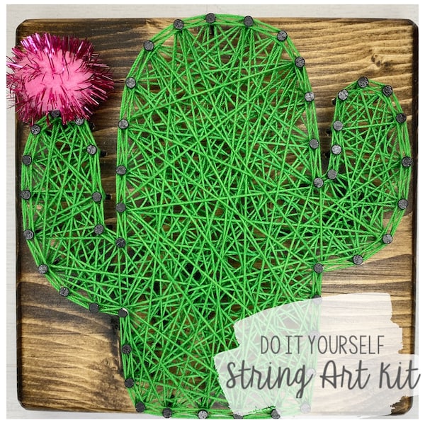 Cactus String Art - Etsy