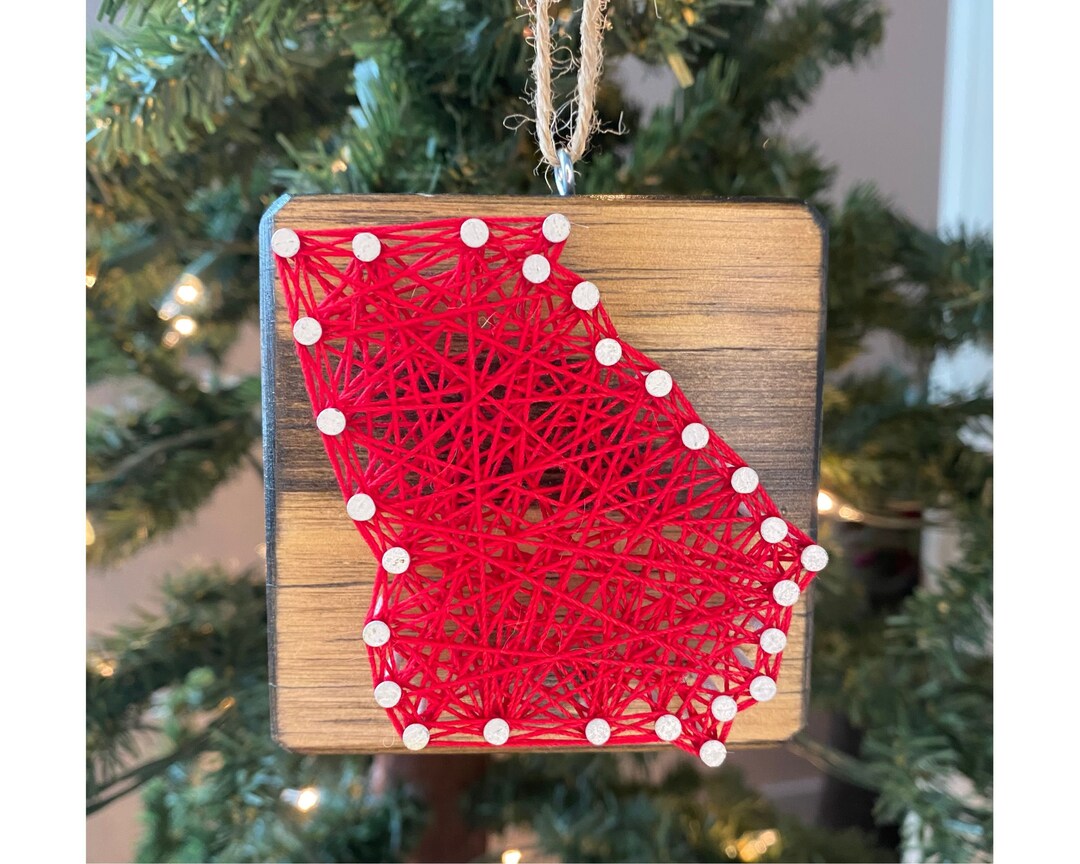 MADE TO ORDER Georgia String Art Ornament - Etsy