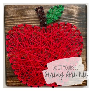 DIY Apple String Art Kit | Etsy
