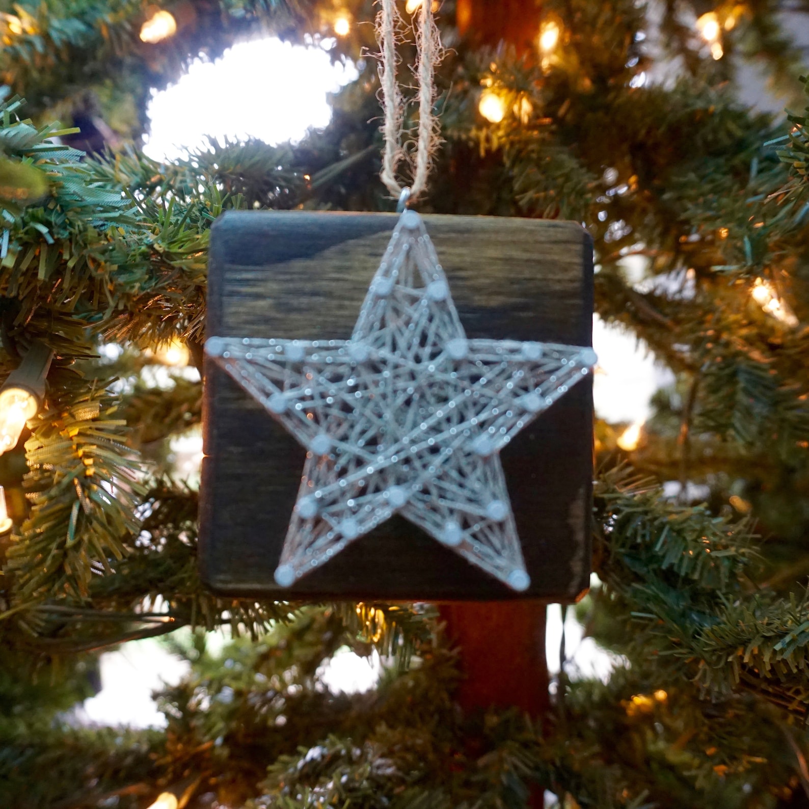 Star String Art Ornament - Etsy
