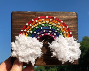 String Art Rainbow | Etsy