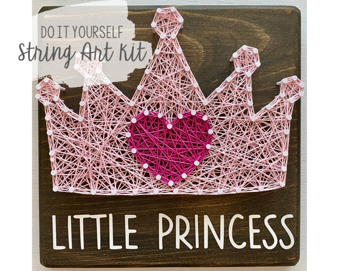 DIY Little Princess String Art Kit - Etsy