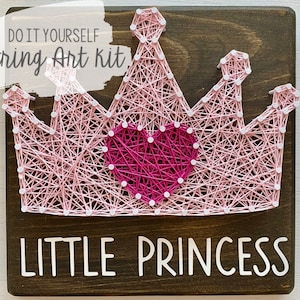 DIY Little Princess String Art Kit - Etsy
