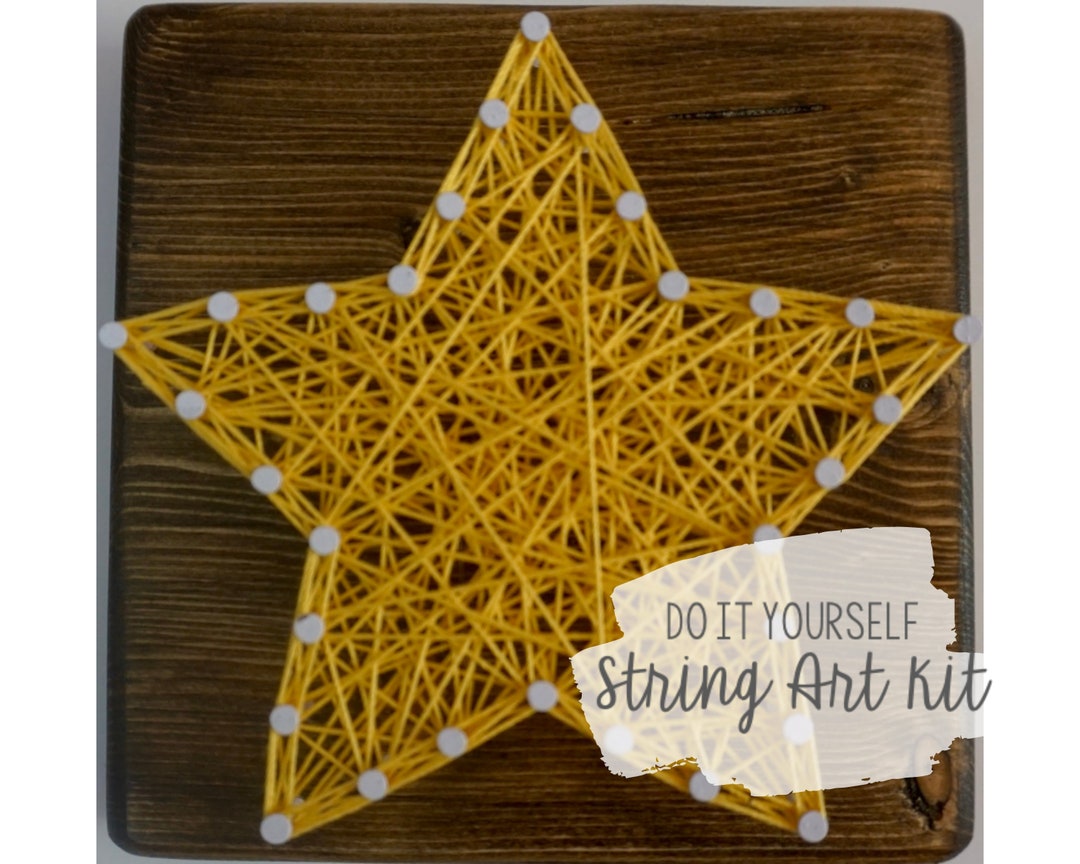 DIY 4x4" Star String Art Kit - Etsy