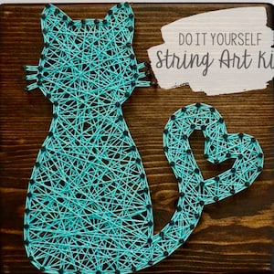 DIY Cat String Art Kit - Etsy