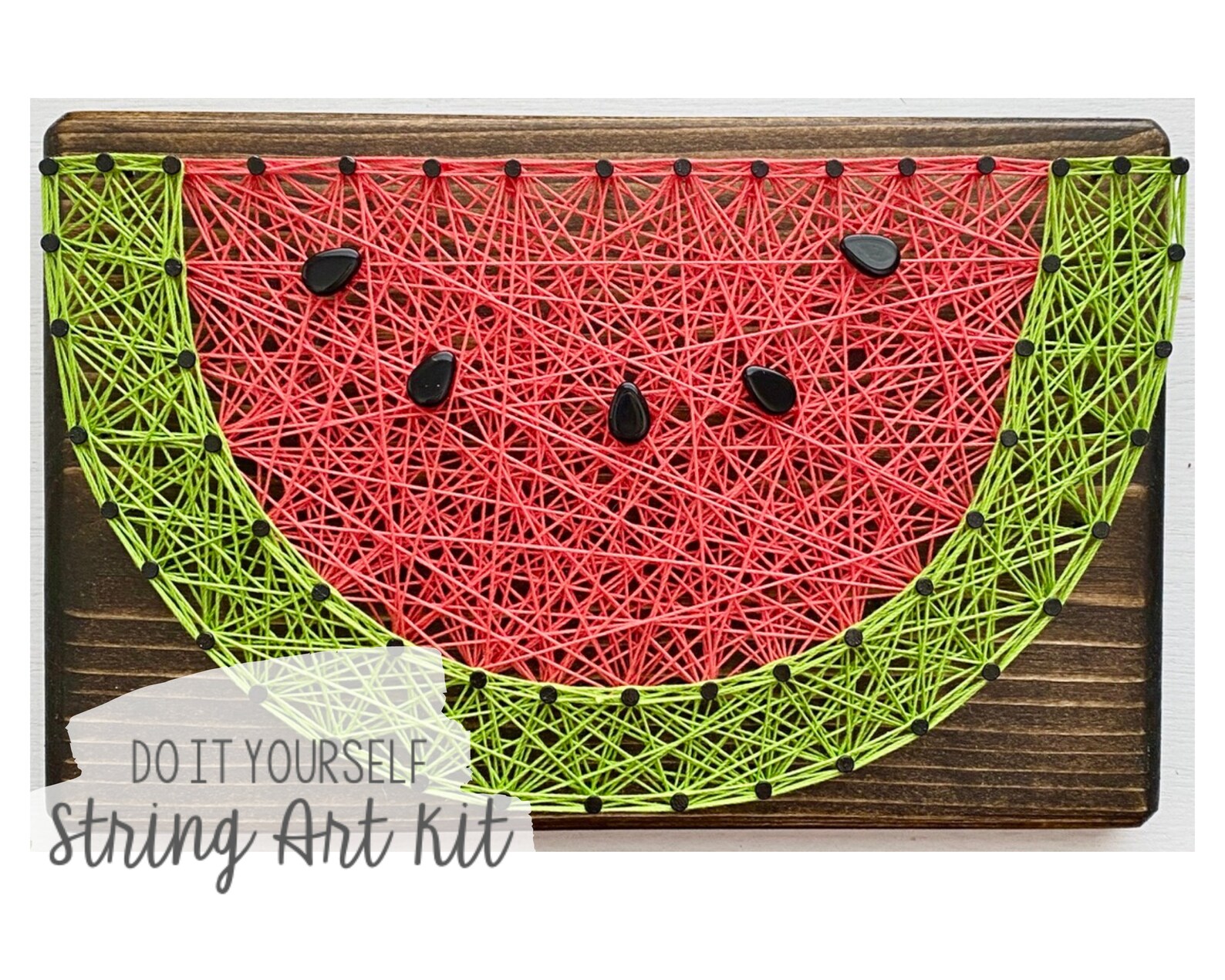 DIY Watermelon String Art Kit - Etsy