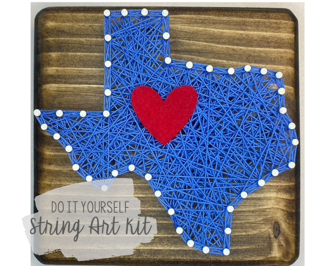 DIY Texas String Art Kit - Etsy