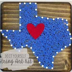 DIY Texas String Art Kit - Etsy
