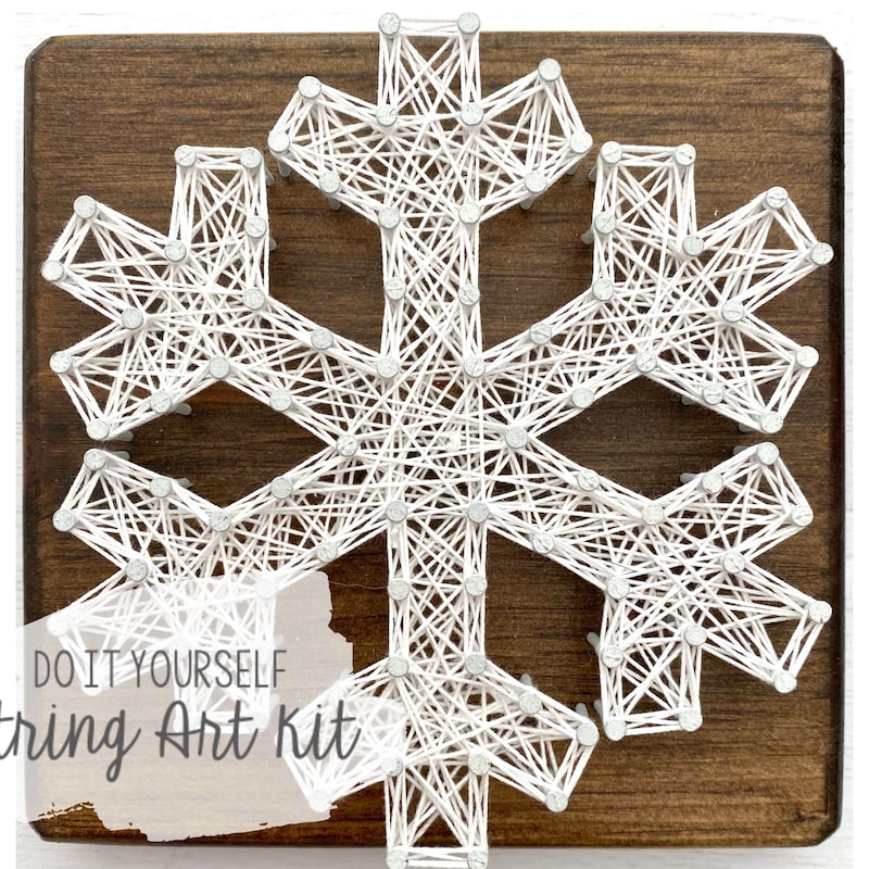 Snowflake String Art - Etsy