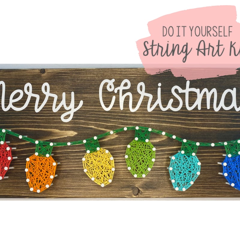 Christmas String Art - Etsy