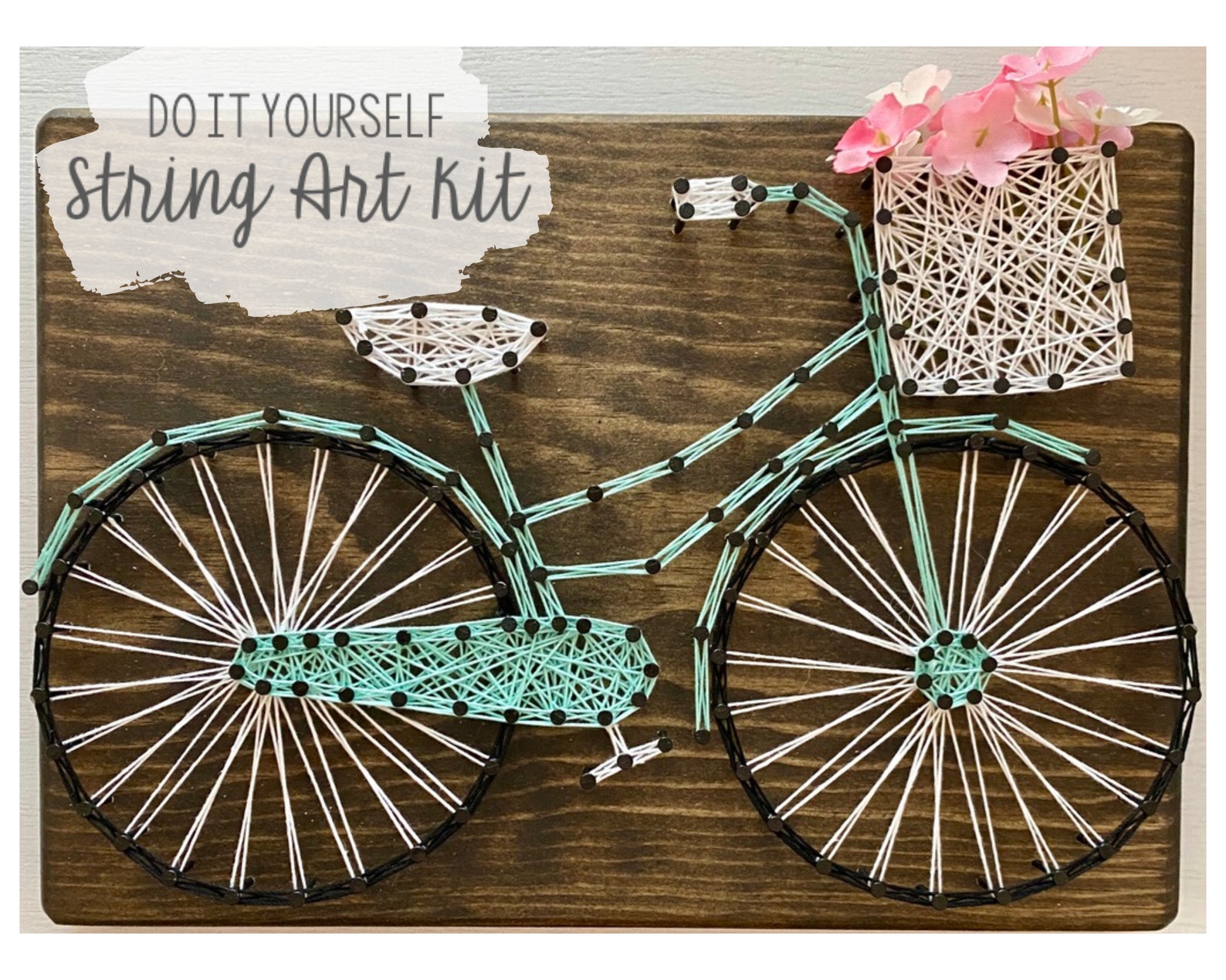 DIY Bicycle String Art Kit - Etsy