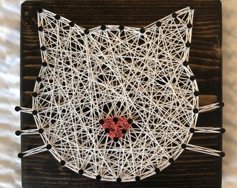 Cat String Art | Etsy