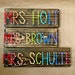 Custom Teacher Name Rainbow String Art, Unique Teacher Gift, Custom ...