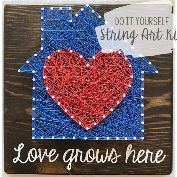 String Art Heart - Etsy
