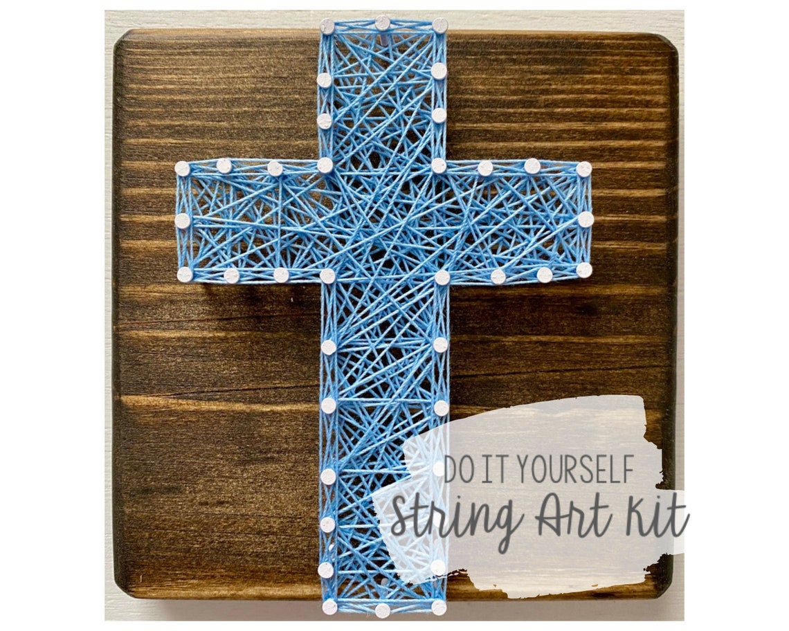 DIY Cross String Art Kit - Etsy