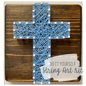 DIY Cross String Art Kit - Etsy