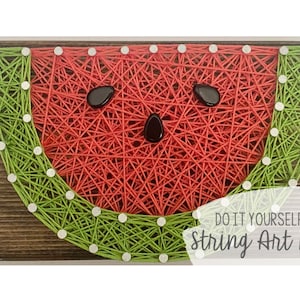 DIY Mini Watermelon String Art Kit - Etsy