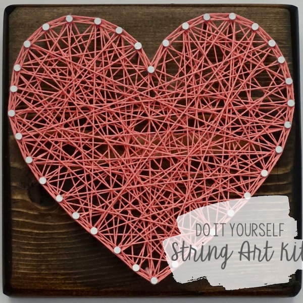 Heart String Art - Etsy