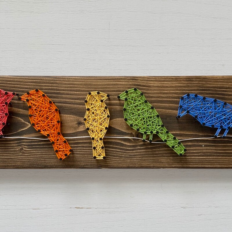 String Art Rainbow - Etsy