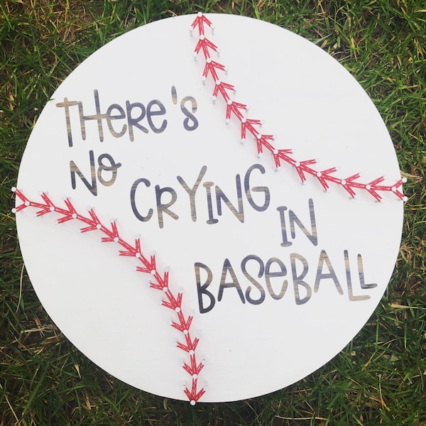 No Crying Sign - Etsy