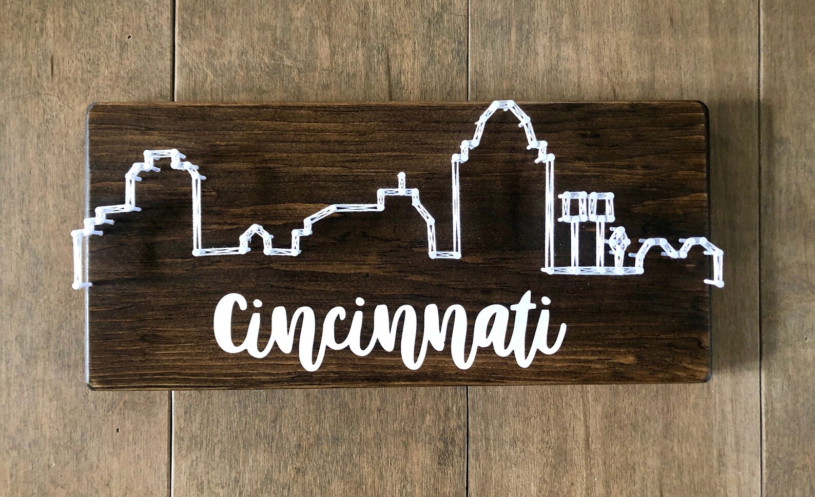 Cincinnati Skyline String Art Cincinnati String Art - Etsy