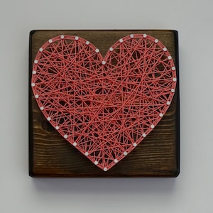 Heart String Art - Etsy